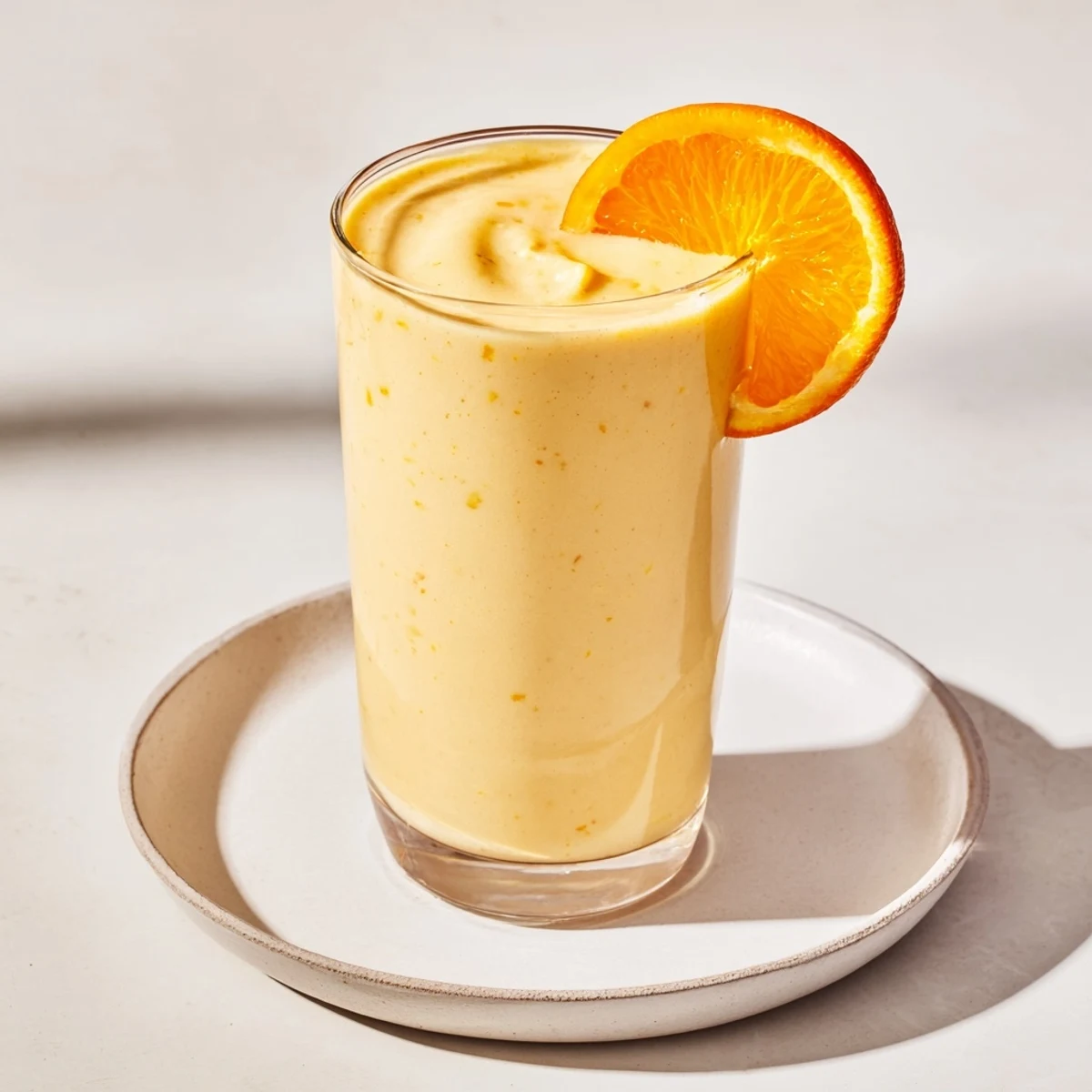 Vibrant Orange and Banana Smoothie